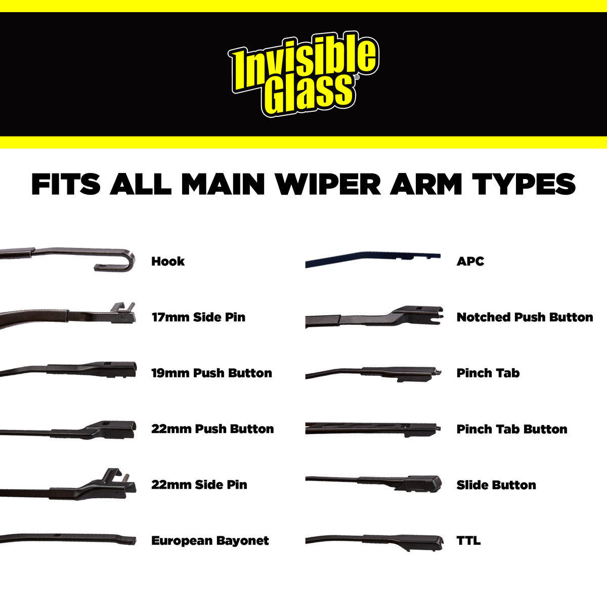 Invisible Glass Ceramic Silicone High Endurance Wiper Blade 26 ...